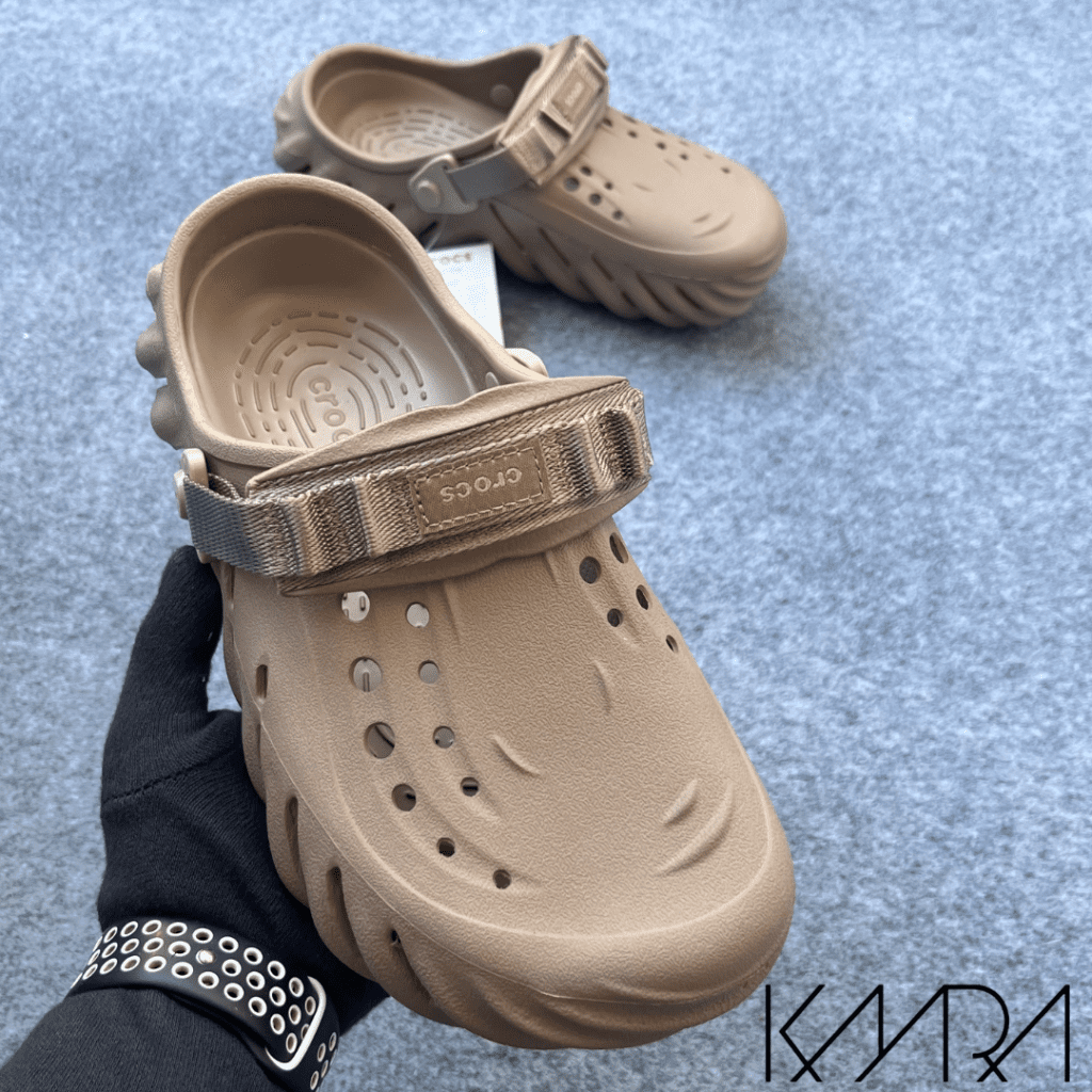 Crocs Echo Clogs (Brown) - Kaara Store